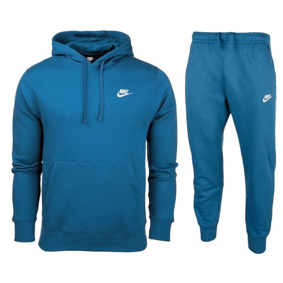 Nike | Shirts | Nike Mens Club Fleece Sweatsuit Tracksuit Matching Set ...